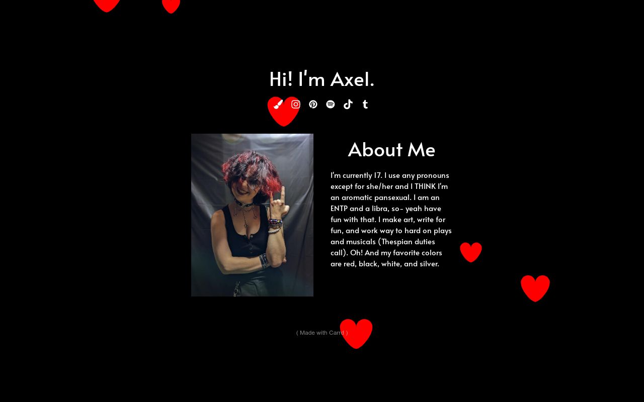 Hi, I'm Axel
